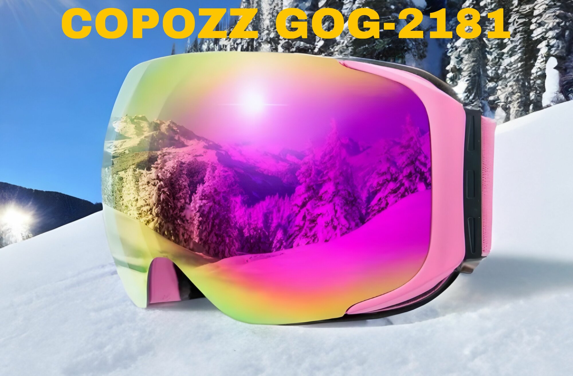 Маска горнолыжная COPOZZ GOG-2181