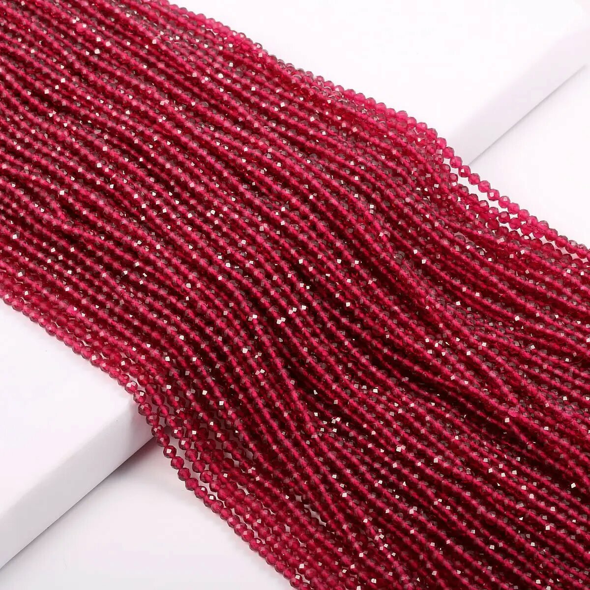 Браслет из бусин из шпинели 5 шт 3mm(about 600pcs), Red