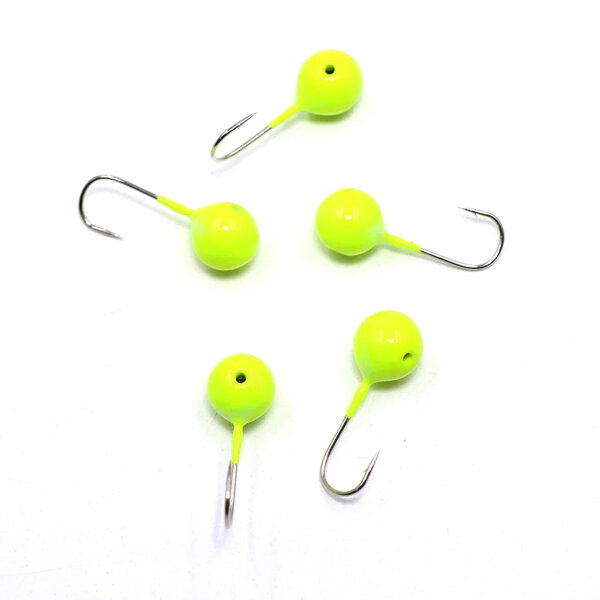 Мормышка вольфрамовая Yaman "Шар с отверстием" (Лимон), 0.85 г, d=4.5 мм Я-МР2311