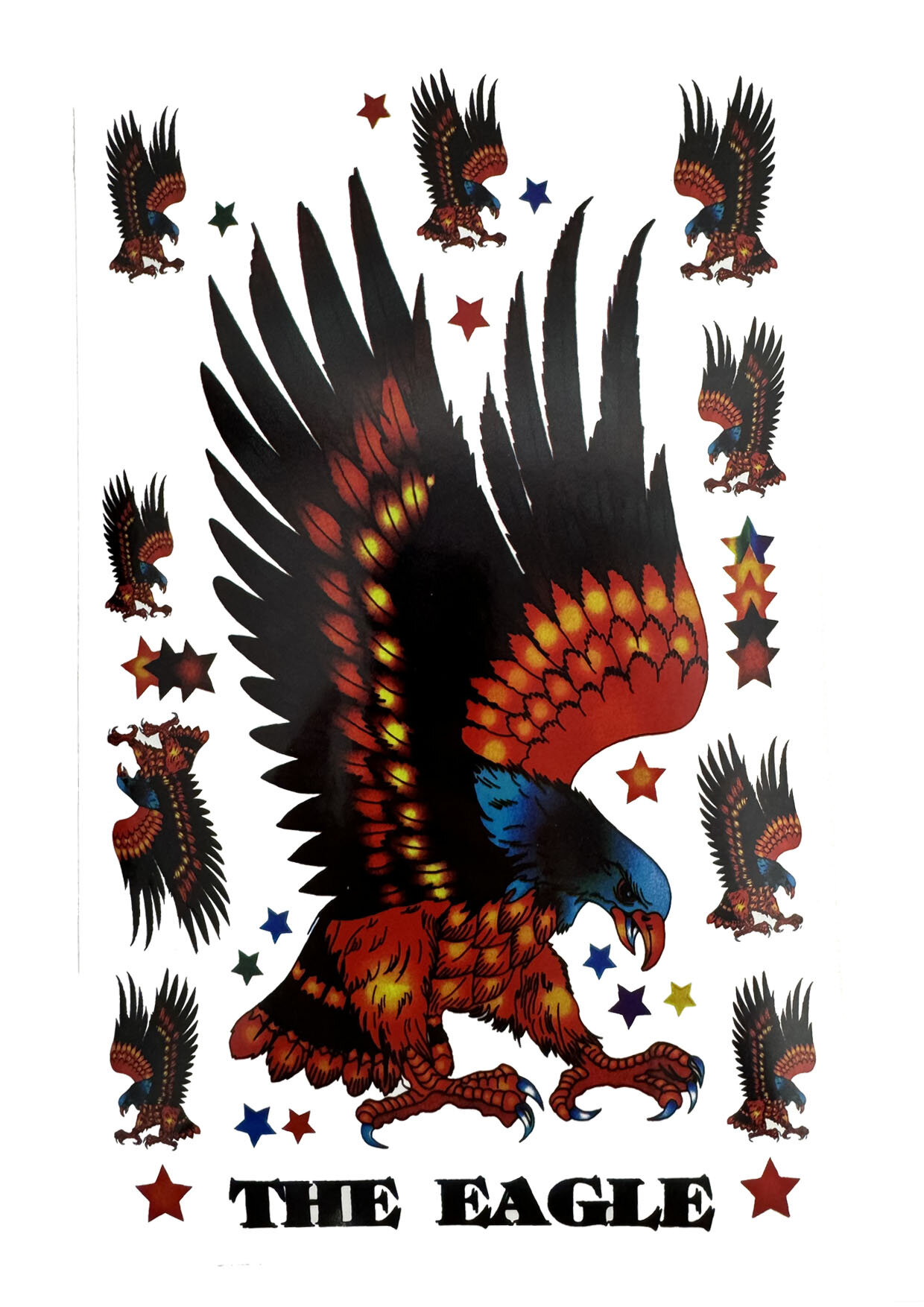 Наклейка на авто Орел/на мотоцикл/на бак/на дверь/мотонаклейка/набор наклеек