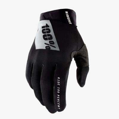 Мотоперчатки 100% Ridefit Glove (Black/White, S, 2025 (10010-00000))