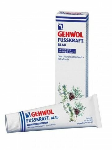 Крем для ног от трещин голубой Fusskraft Blau GEHWOL, 75мл