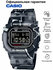 Наручные часы CASIO G-Shock, черный, бесцветный, серый