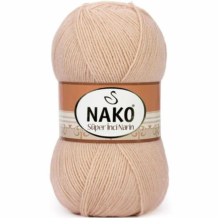 Пряжа Nako SUPER INCI NARIN 10350 пудра (5 мотков)