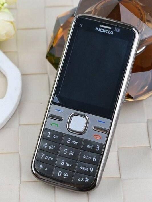 Мобильный телефон Nokia C5 3G, 2,2-дюймовый экран, 3,2 МП, прямая кнопка, резервный мобильный телефон для пожилых людей и студентов (поддерживает русский язык)