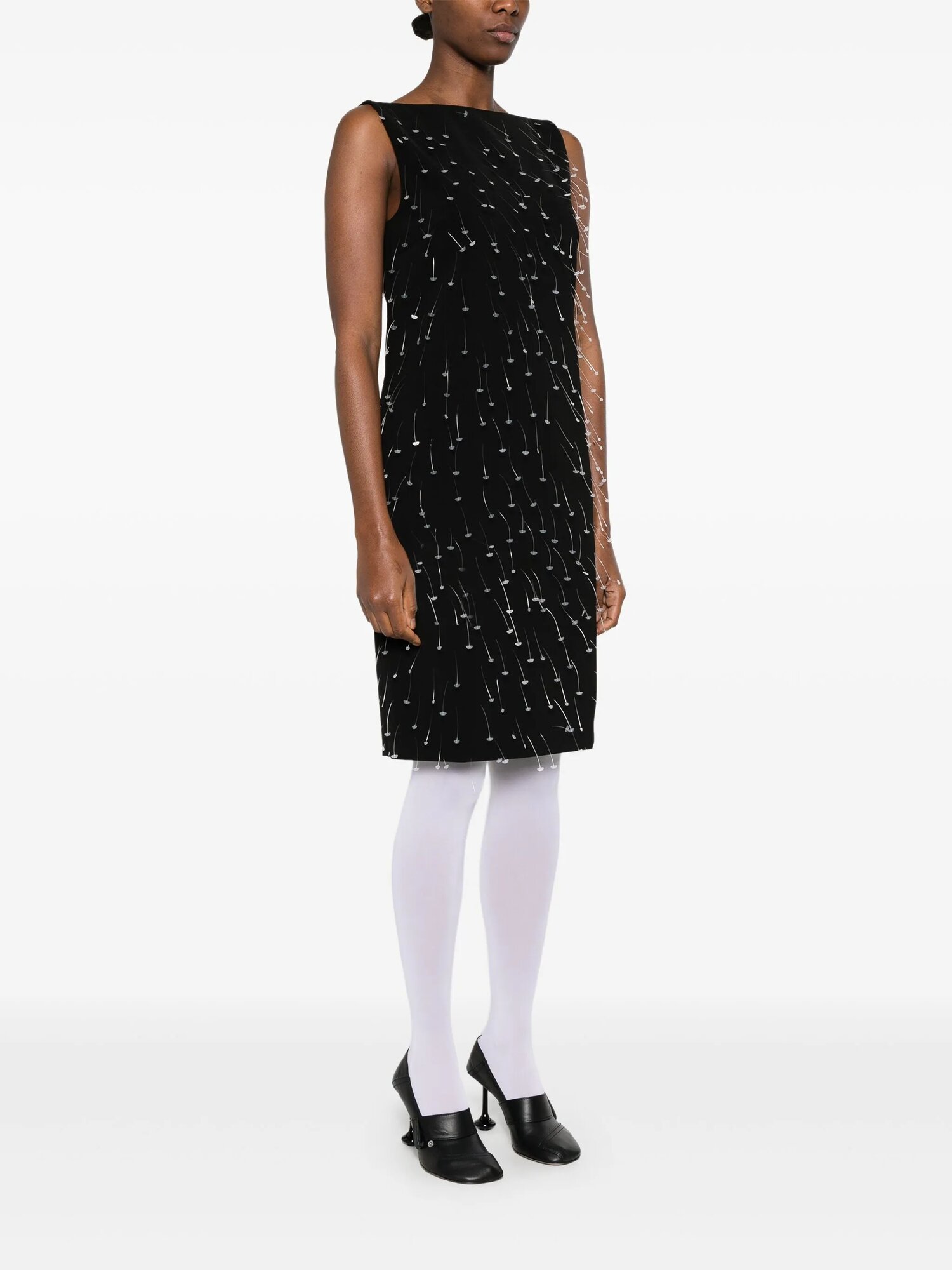 Платье MOSCHINO, размер 40 IT, черный — фото 1