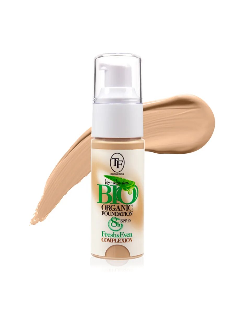 Triumph Тональный крем Organic BIO-Aloe Vera Foundation SPF10 тон 01 натуральный