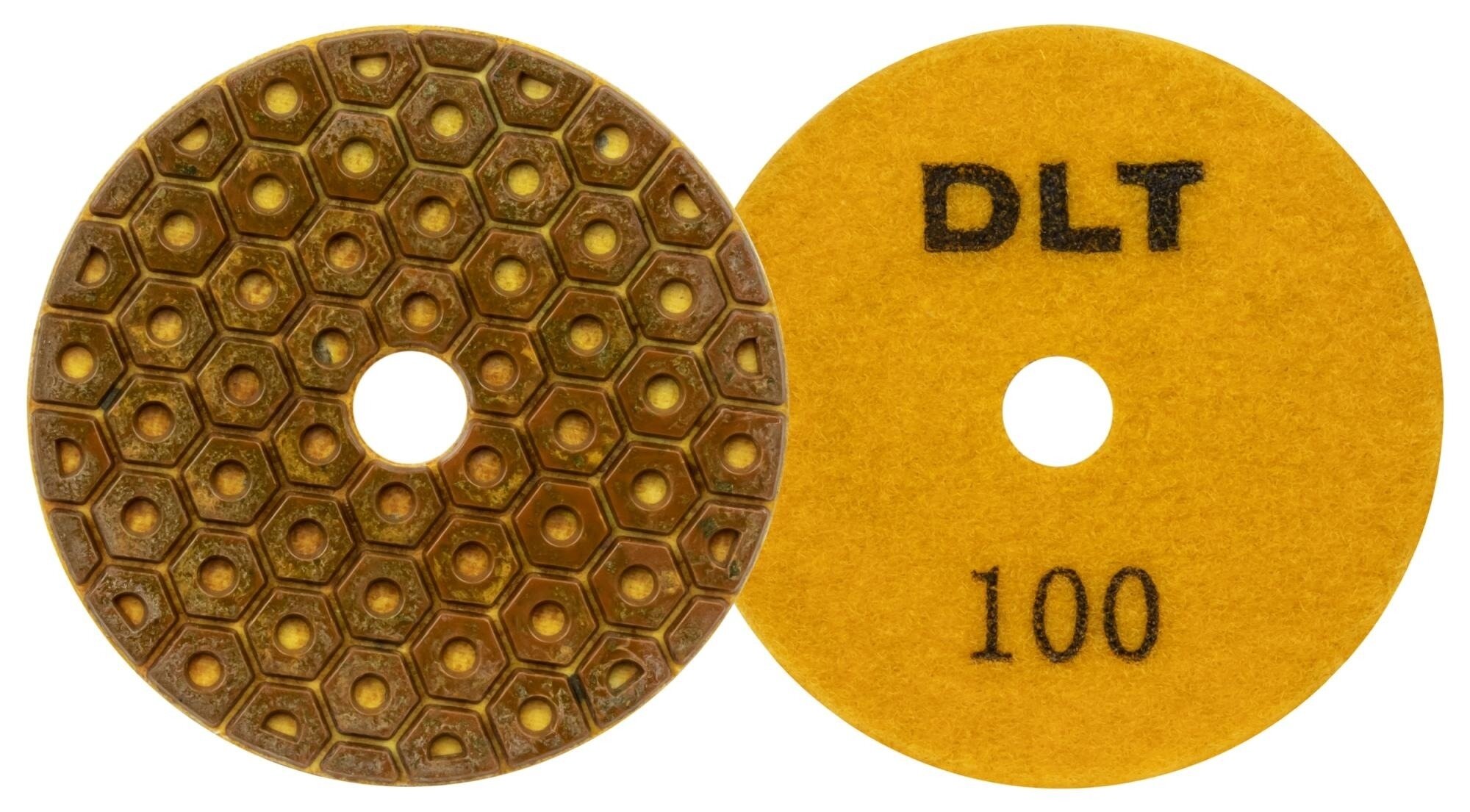 Диск алмазный DLT / ДЛТ шлифовальный по керамограниту, сухой и влажный рез, диаметр 100мм, высота сегмента 1.5мм / расходные материалы и оснастка