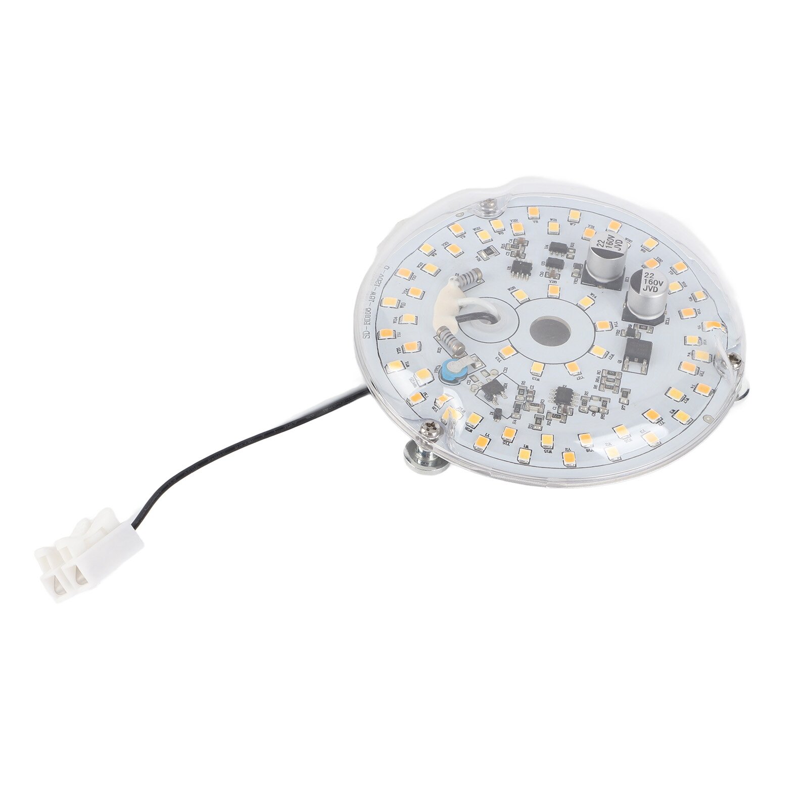 3.93 Inch LED Ceiling Fan Light AC 120V 18W 2000LM 3 Color Temperature Dimmable LED Retrofit Light Board Panel for Replacement