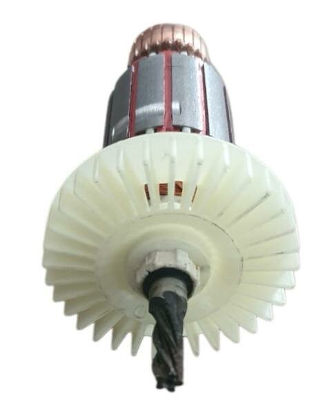 Ротор (Якорь) (L-150 mm, D-35 mm, 5 зубов, наклон влево) для лобзика ИНТЕРСКОЛ МП-65/550Э, 101.04.01.00.00