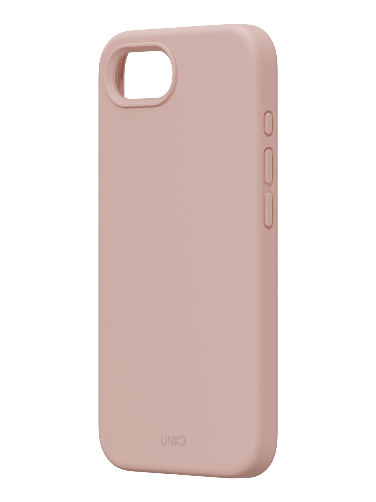 Чехол Uniq LINO на iPhone 17e/16e с магнитом MagSafe, с покрытием Soft Touch, розовый
