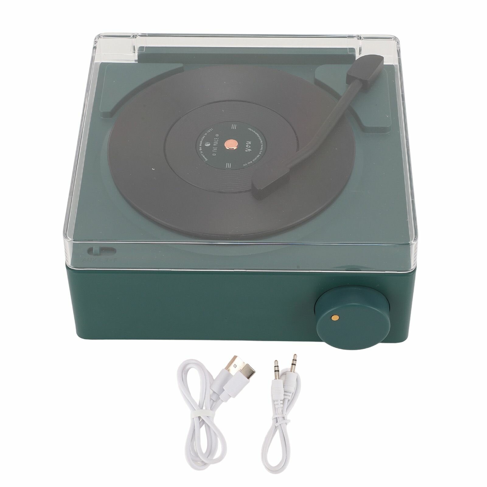 Bluetooth-динамик-будильник, стереозвук, ретро, электронные часы. (Зеленый)