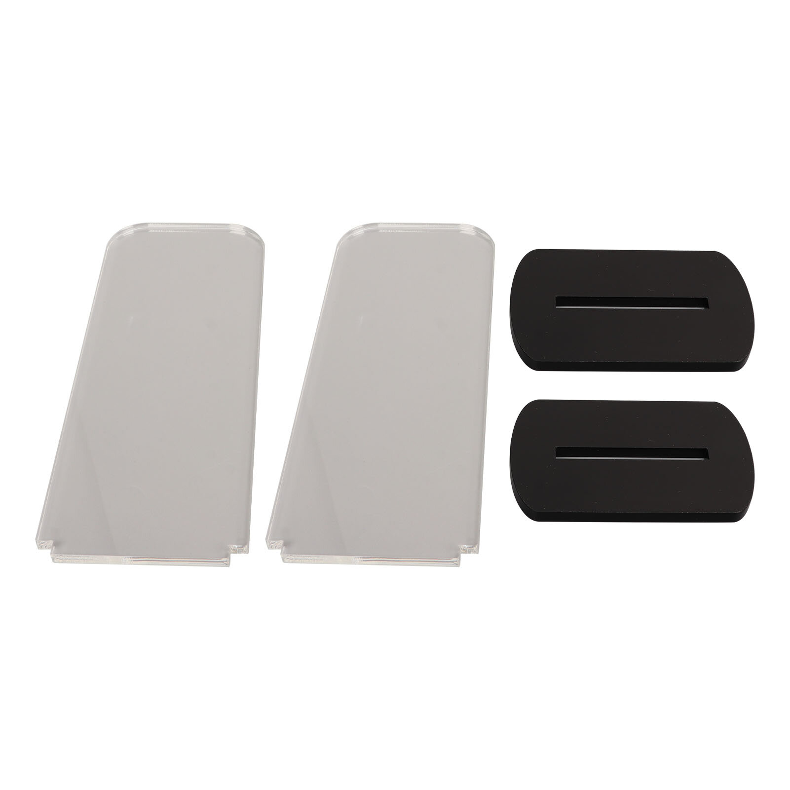 2шт акриловая подставка для боксерских перчаток вертикальная подставка для боксерских перчаток акриловый держатель для перчаток черный