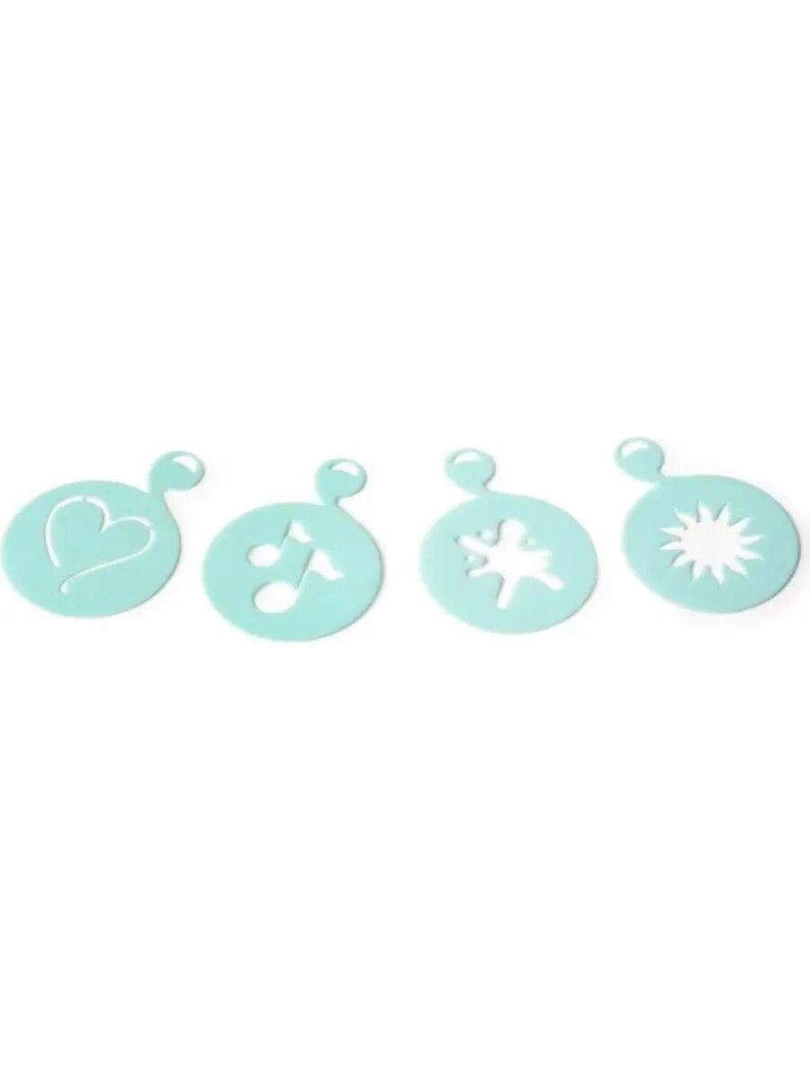 Трафареты для кофе и выпечки набор 4 штуки Emotion