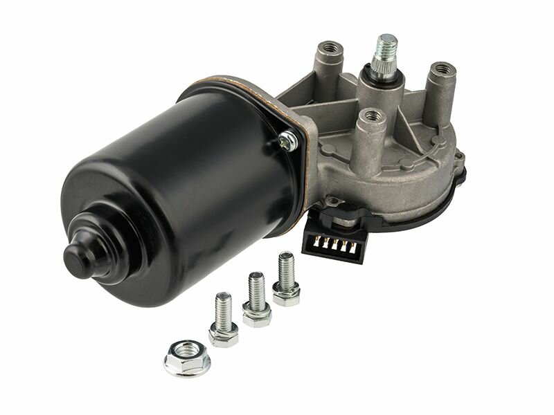 Моторедуктор стеклоочистителя для автомобилей Volkwagen Golf III, Transporter T4, Skoda Octavia / Мотор дворников Гольф, Транспортер, Октавия, Пассат арт. 1C0955119