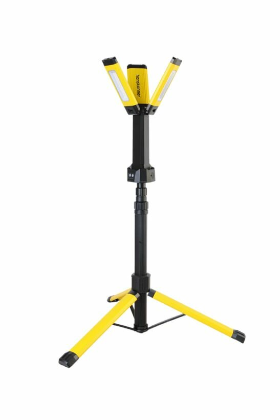 Мачта осветительная аккумуляторная, 2000лм, 3 режима, 660-1430мм, Hanskonner HK4055-01-01