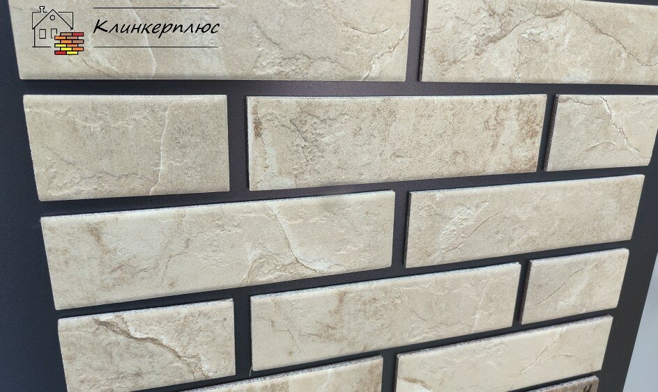 Клинкерная Плитка КлинкерПлюс "Колорадо", матово-глянцевая, керамическая, 24,5х6,5 см