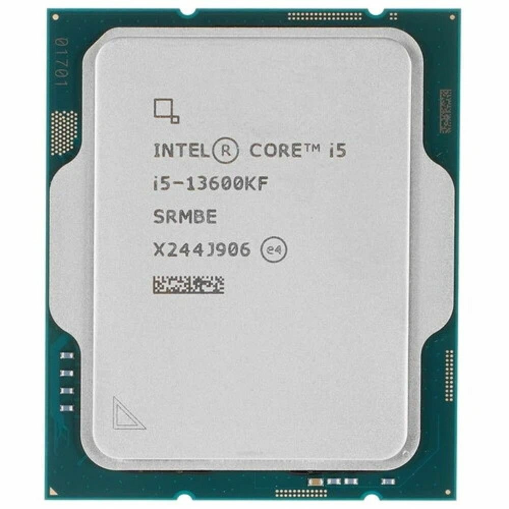 Процессор Intel Core i5-13600KF OEM, 14 ядер, 3.5 ГГц, Turbo 5.1 ГГц, LGA 1700, DDR5/DDR4