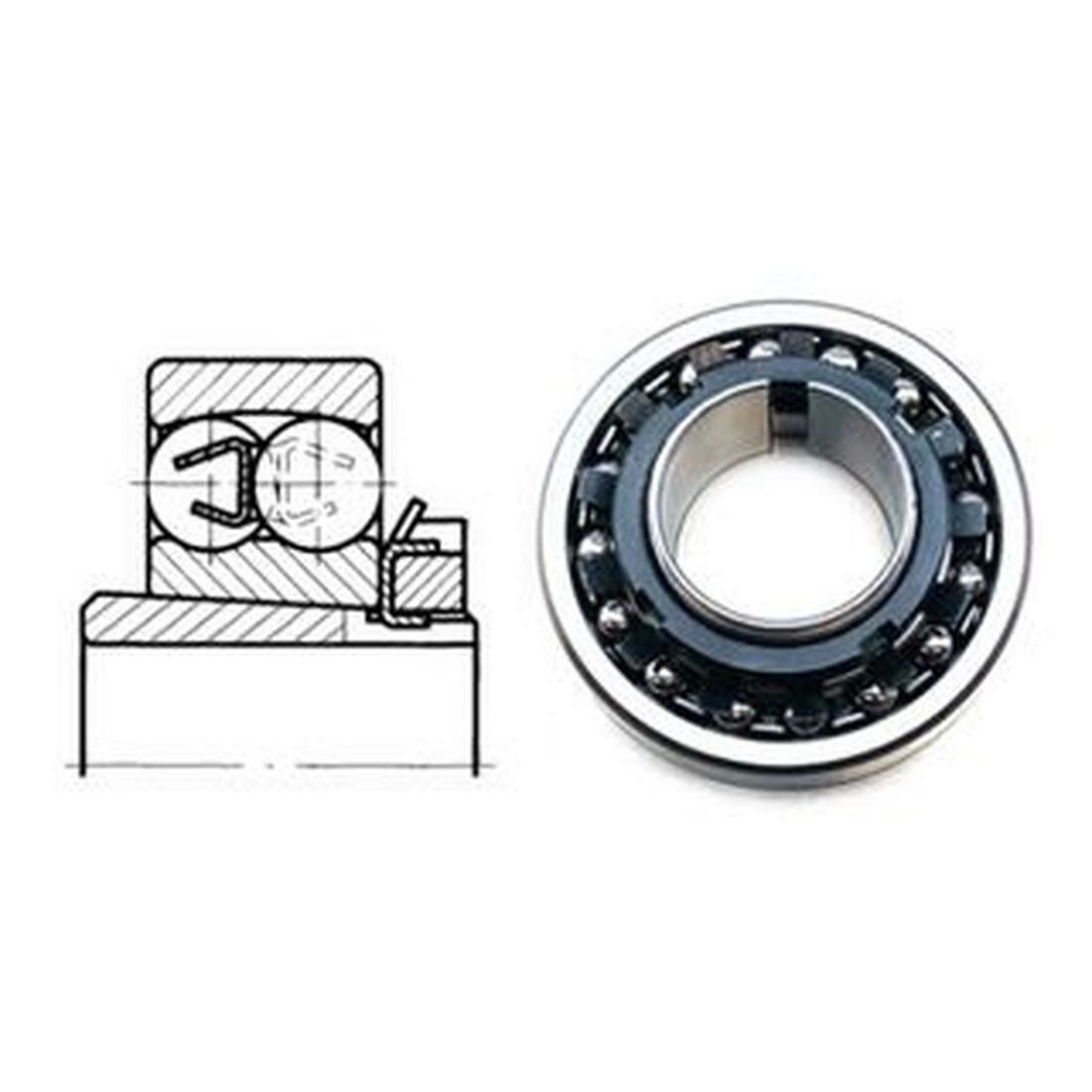 Подшипник качения шариковый APP GRUPP арт. 11208 (1209K+H209) АПП