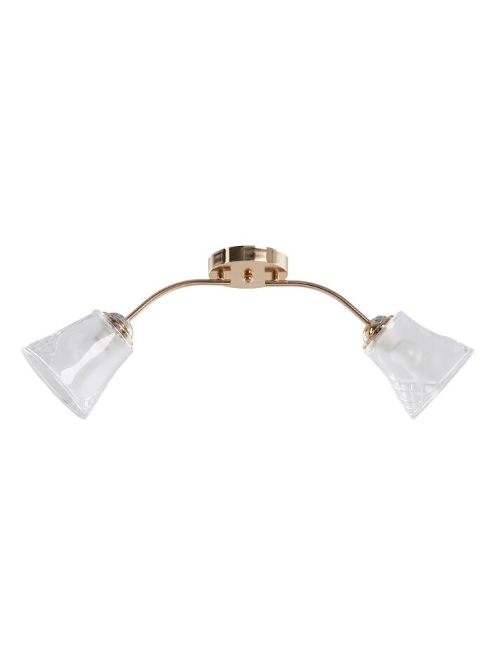 Люстра 12276/2FGD, 2×40 Вт, E27, 60×18×23 см, золото