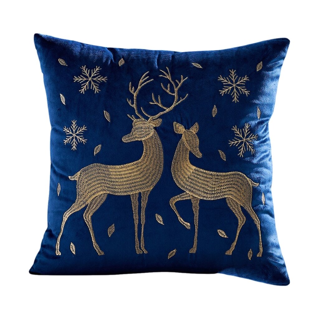 Зимняя Вышитая Наволочка Из Плюшевой Ткани Для Дивана-Кровати Автомобиля