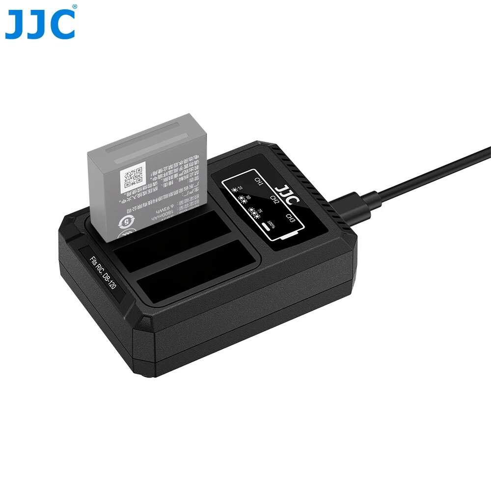 JJC Зарядное устройство DB-120TC для аккумуляторов Ricoh