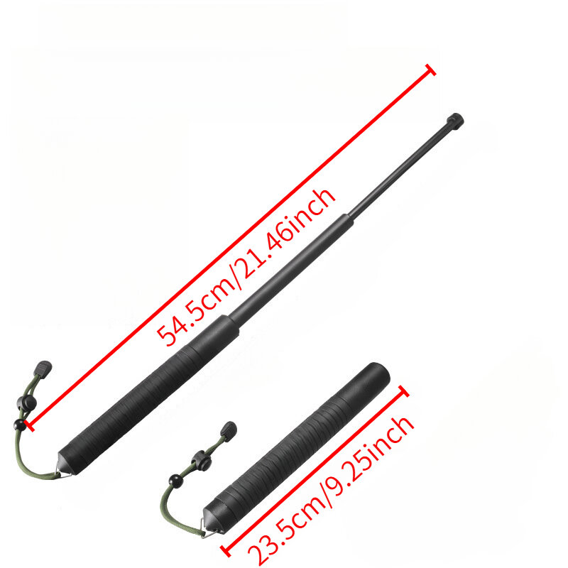 Телескопический посох для ходьбы 3-х секционных, ультralight, регулируемый, для активностей на открытом воздухе, походов, материал: пластик PC + металл, вес: короткий 260 г, длинный 290 г, максимальный размер: короткий 55 см/21.6 дюйма, длинный 64