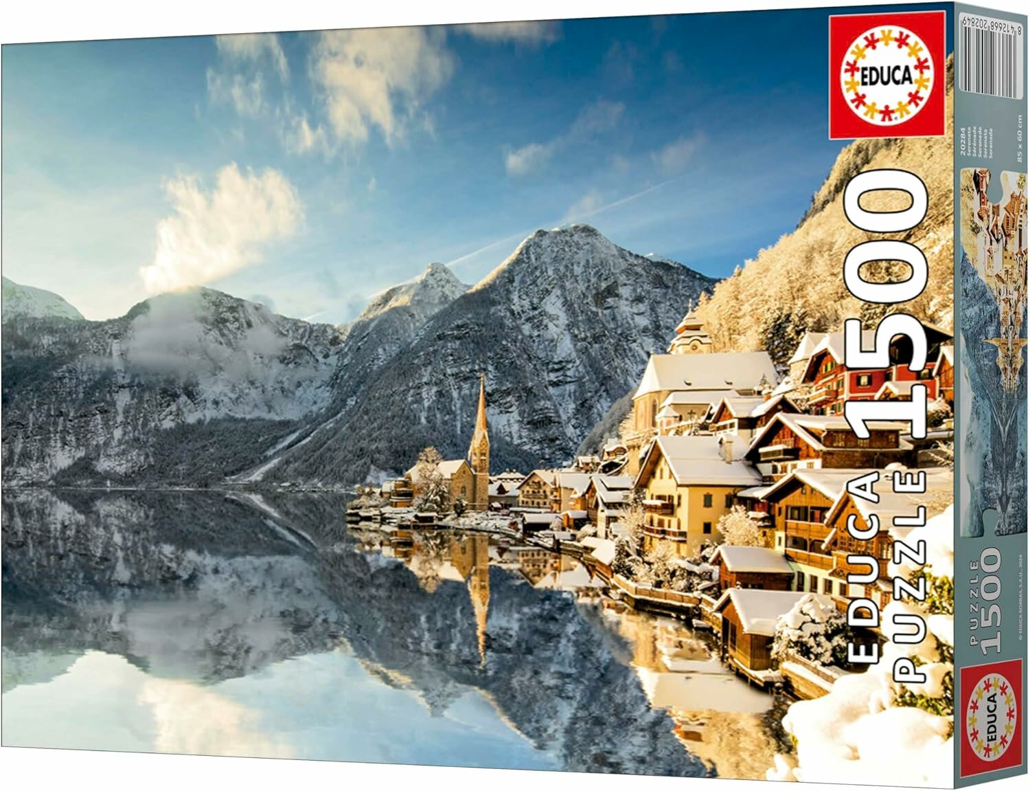 Пазл Educa - Зима в Гальштате 1500 деталей - Эдука 20284, 60 x 85 см