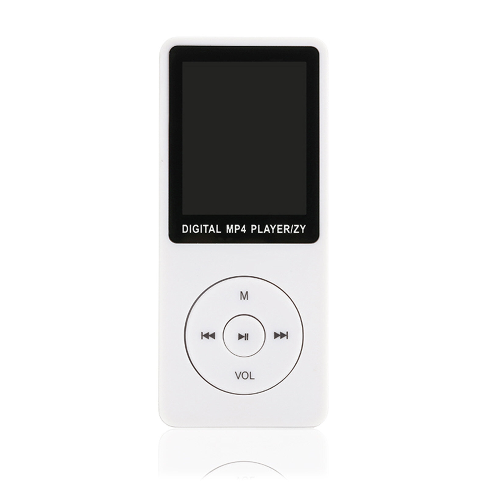 Плеер MP3 64 GB с экраном 1.8 дюйма портативный с радио и записывающей функцией для детей и взрослых, цвета: белый, черный, синий, голубой, розовый, материал ABS, разрешение 128*160 пикселей, интерфейс USB2.0, батарея 450 мАч, время ожидания 70 часов,