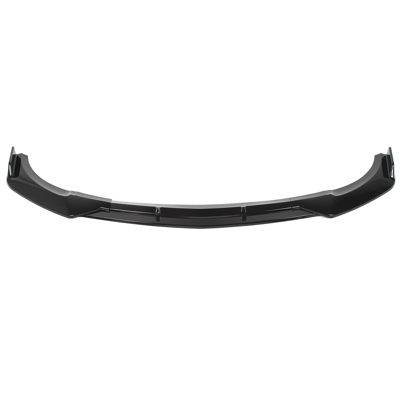 Комплект переднего бампера из 3 частей Glossy Black для Mercedes Benz E Class W213 AMG Line, спойлер и splitter