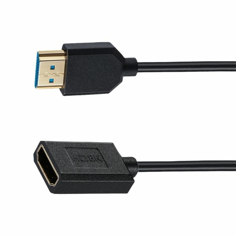 Версия 2.1 Кабель-адаптер HDMI от мужчины к женщине 0,3 метра-прямая головка
