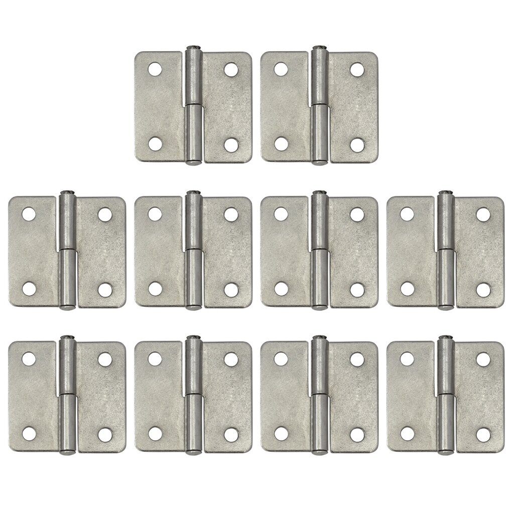 Набор из 10 прочных железных петель, Бесперебойная работа, Современный дизайн для ящиков и шкафов