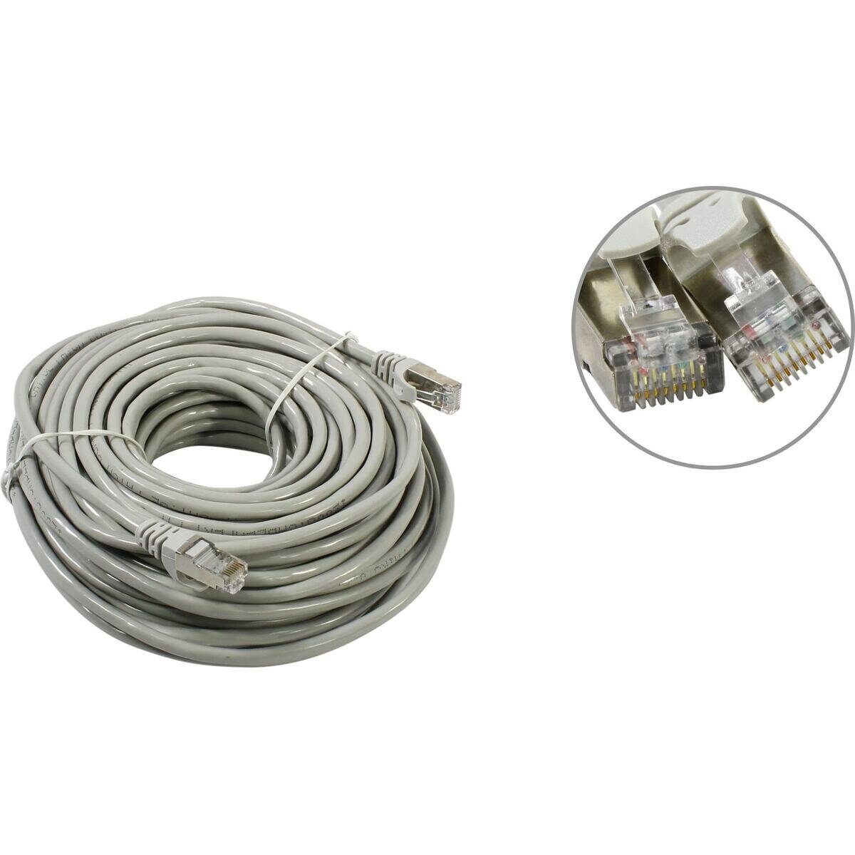 Cablexpert Patch Cord FTP кат.6, 20м, серый