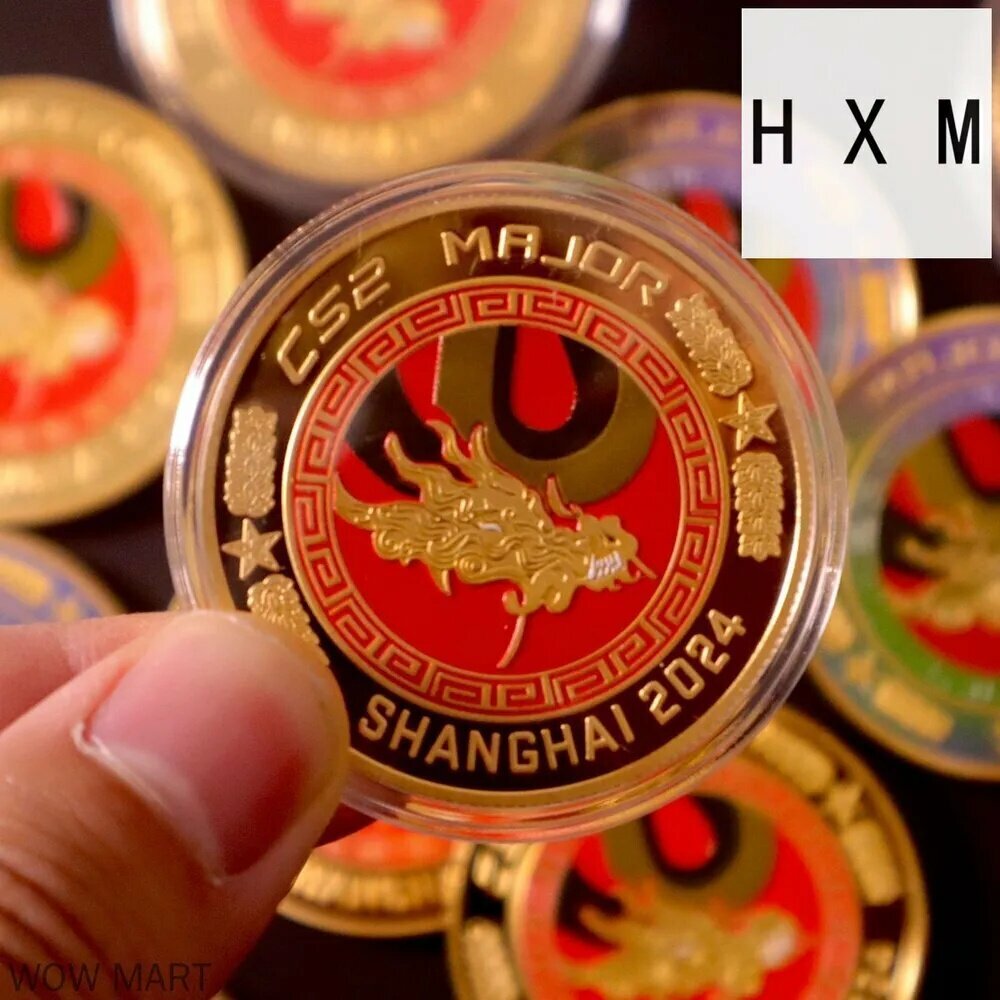 Сувенирная монета-жетон CS: GO Major (2 дизайна, диаметр 4 см)