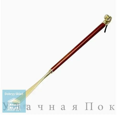 Сковорода для обуви NoBrand, из латуни, с лопаткой и рожком, 72 см