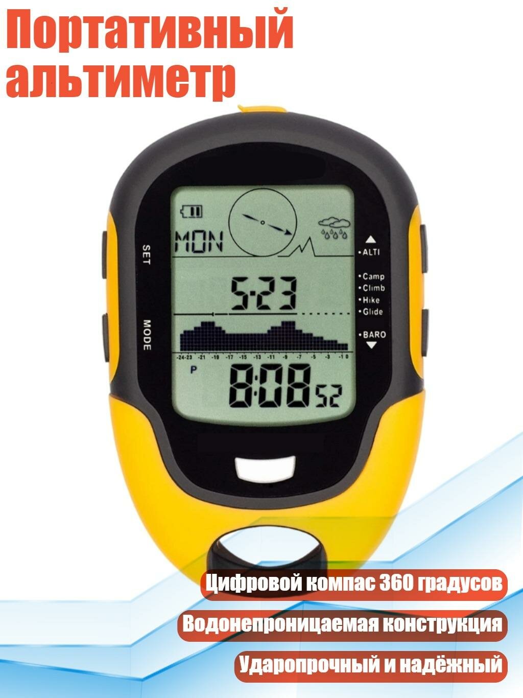 Портативный альтиметр, FR510