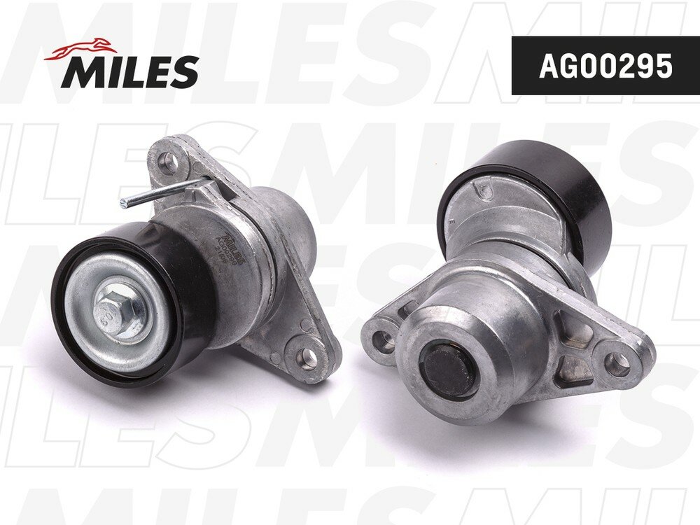 Натяжитель поликлинового ремня MILES AG00295 Renault Logan, Sandero, Duster, Laguna, Lada Largus 1.4, 1.6 03-> с роликом