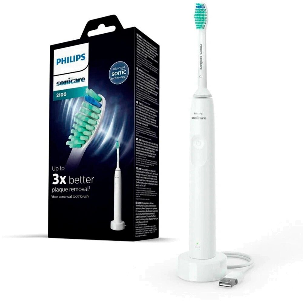 Электрическая звуковая зубная щетка Philips Sonicare HX3651/13, белый
