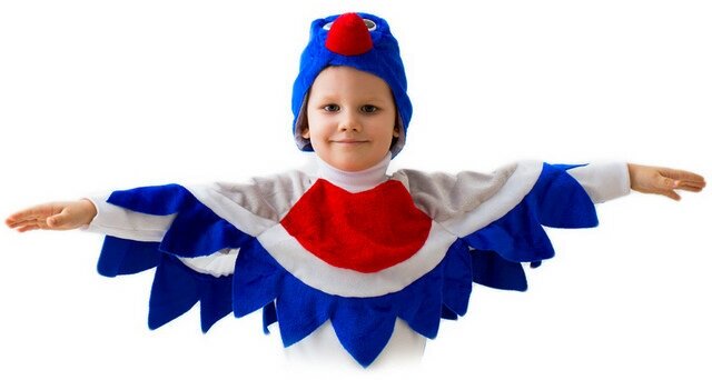 Карнавальный костюм Снегирь, рост 122-134 см, Бока С, 1444-бока