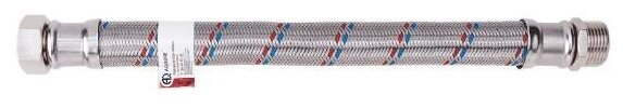 Подводка гибкая для воды нержавеющая оплетка гигант 1" г-ш L=1.5м AQUALINE 04975