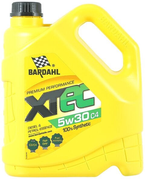 Моторное масло синтетическое 5W-30, BARDAHL 36152, 4 л