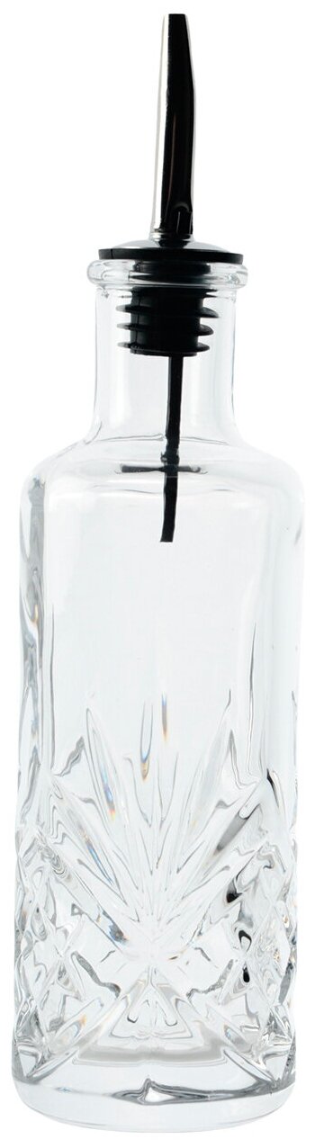 Бутылка для масла/уксуса, 250 мл, с дозатором, стекло Р/сталь, Sabal