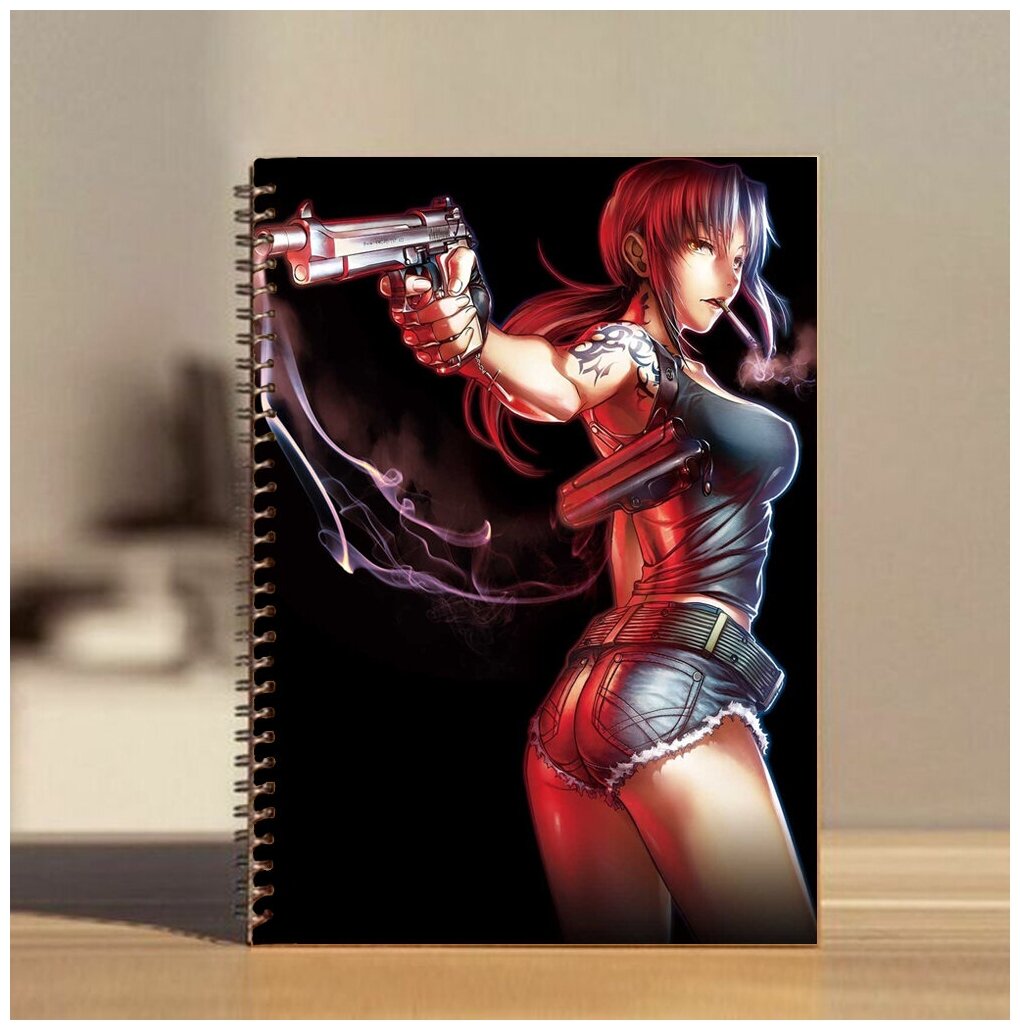 Скетчбук А5 по аниме Пираты Чёрной лагуны / Black Lagoon №10