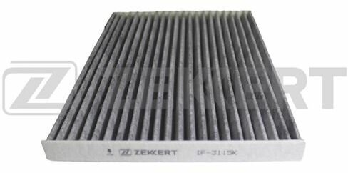 Фильтр салона Nissan Qashqai (J10) 06-13, X-Trail (T31) 07-15 Zekkert угольный