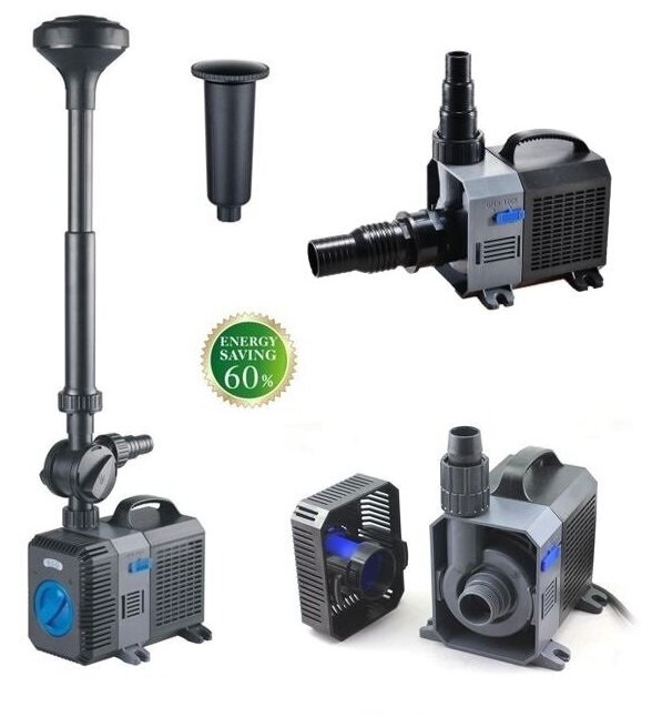 Фонтанный насос регулируемый CTP 5803 Производительность 5200 литров в час