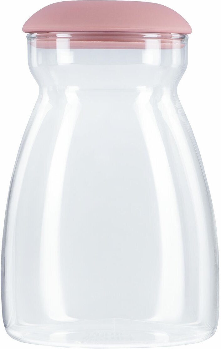 Емкость для хранения продуктов Werner Allegro 51426 1000 мл бесцветный/розовый
