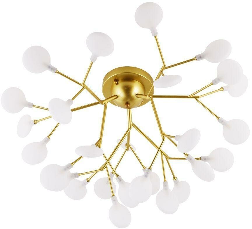 Потолочная люстра Arte Lamp Candy A7274PL-27GO, акрил, белый