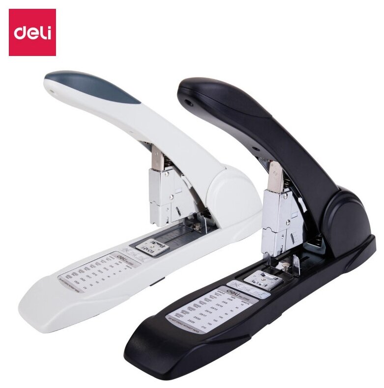Степлер мощный Deli N23/6-23/25 до 210 листов, в картонной упаковке, в асс. и 1407184 E0395
