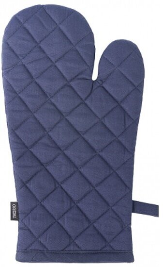 Прихватка-варежка из хлопка Tkano Essential темно-синий