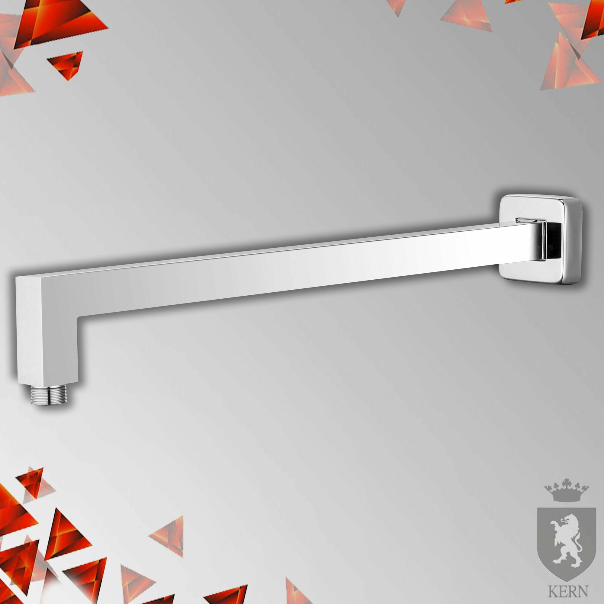 Кронштейн для верхнего душа квадратный KERN 9008 хром